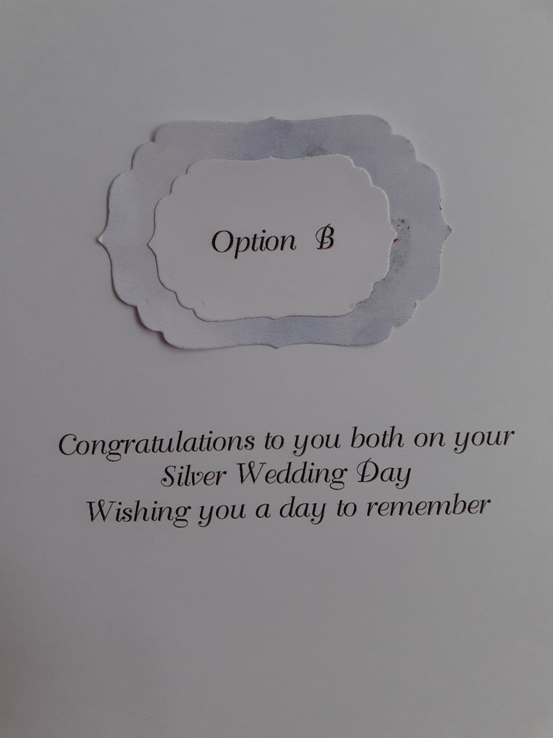 Handmade Luxury Personalised Diamond Anniversary Card - Etsy UK