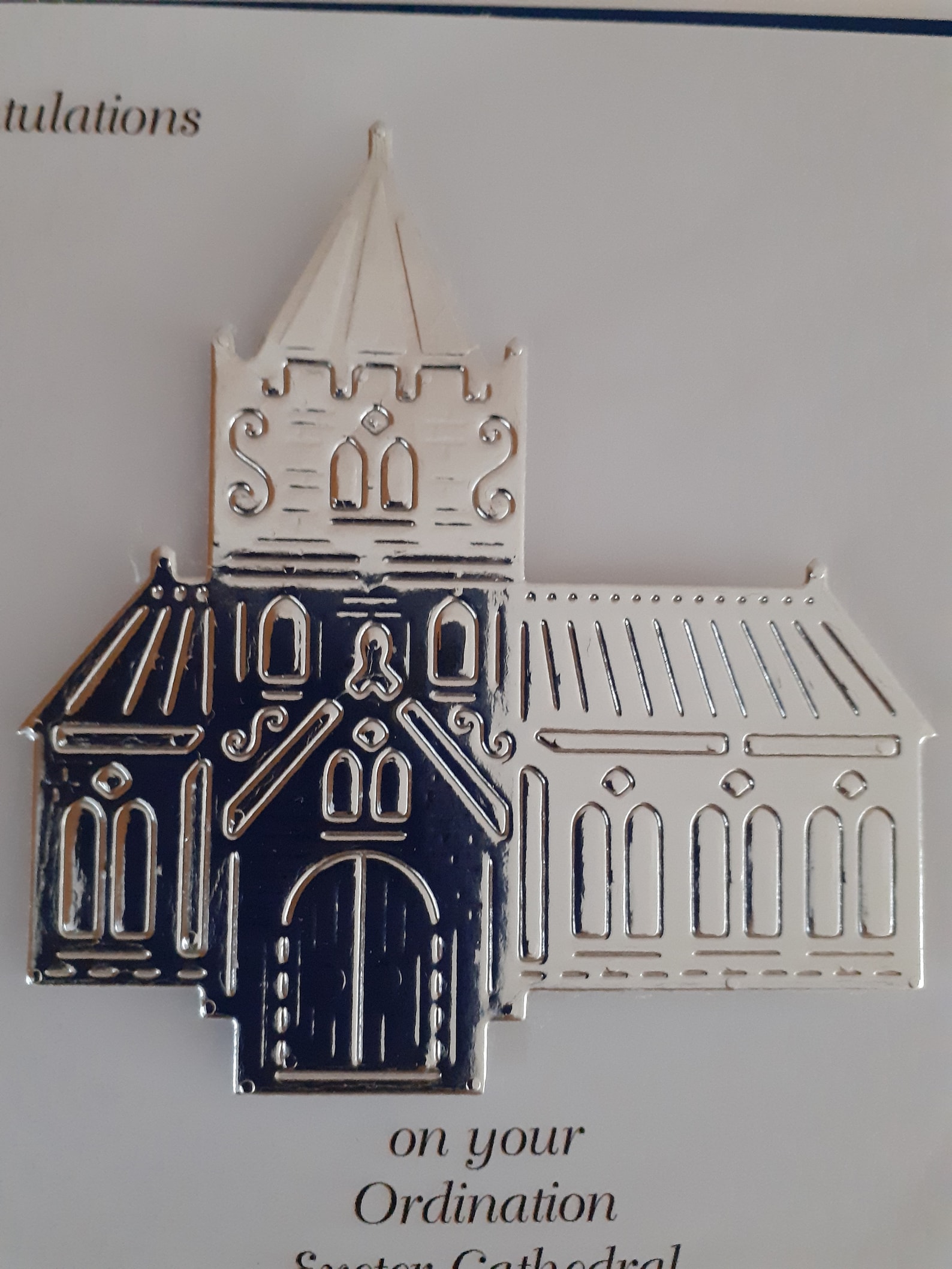Handmade Personalised Ordination Card - Etsy UK