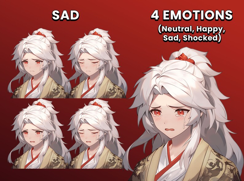 Vampire Pngtuber Model: Ready to Use Vtuber Avatar - Etsy