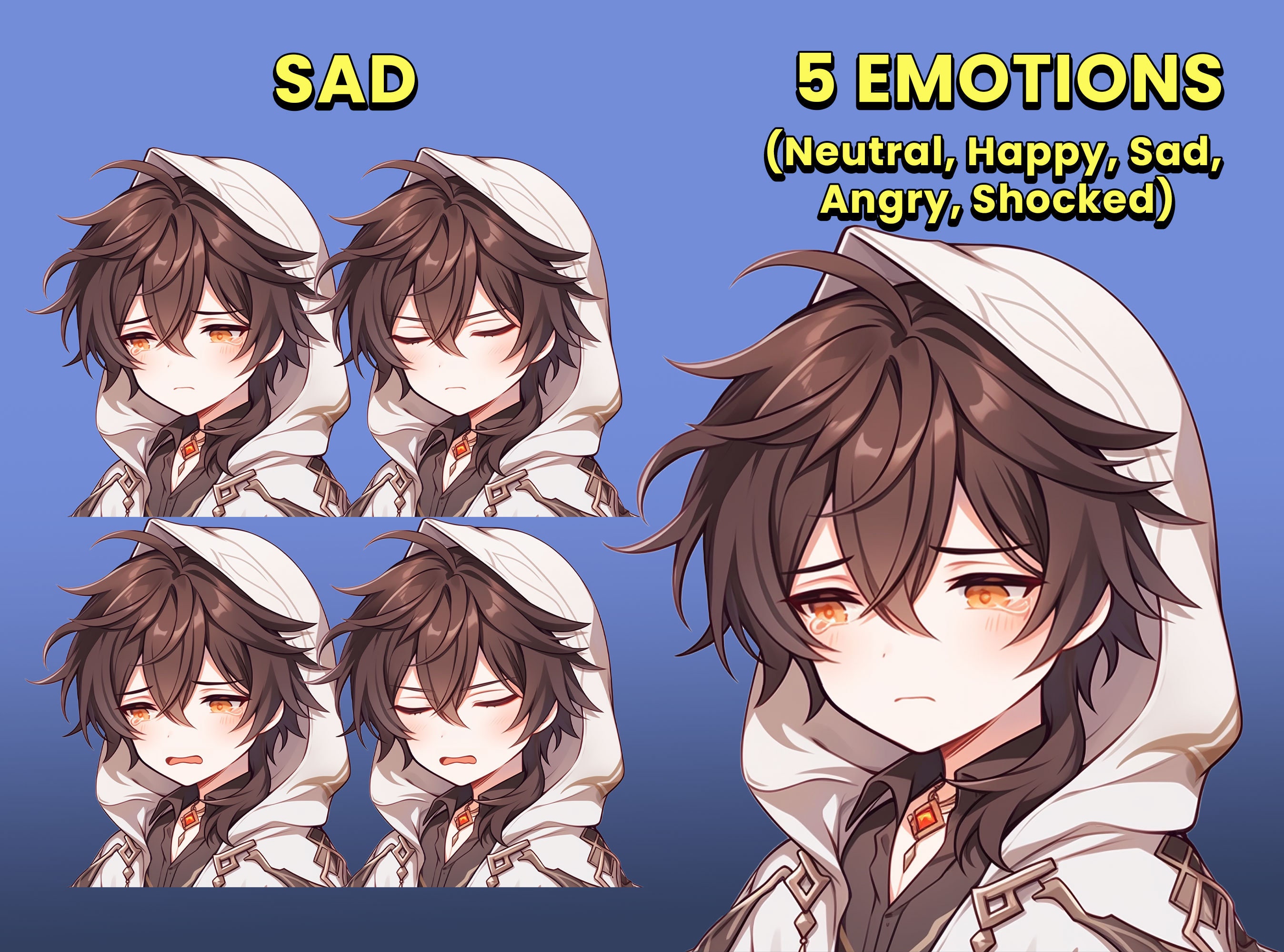 Chibi Boy Pngtuber Model: Ready to Use Vtuber Asset - Etsy