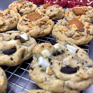 4 Gourmet Cookies Assortment: Bakery Style Baked Treats Gift Set - Etsy