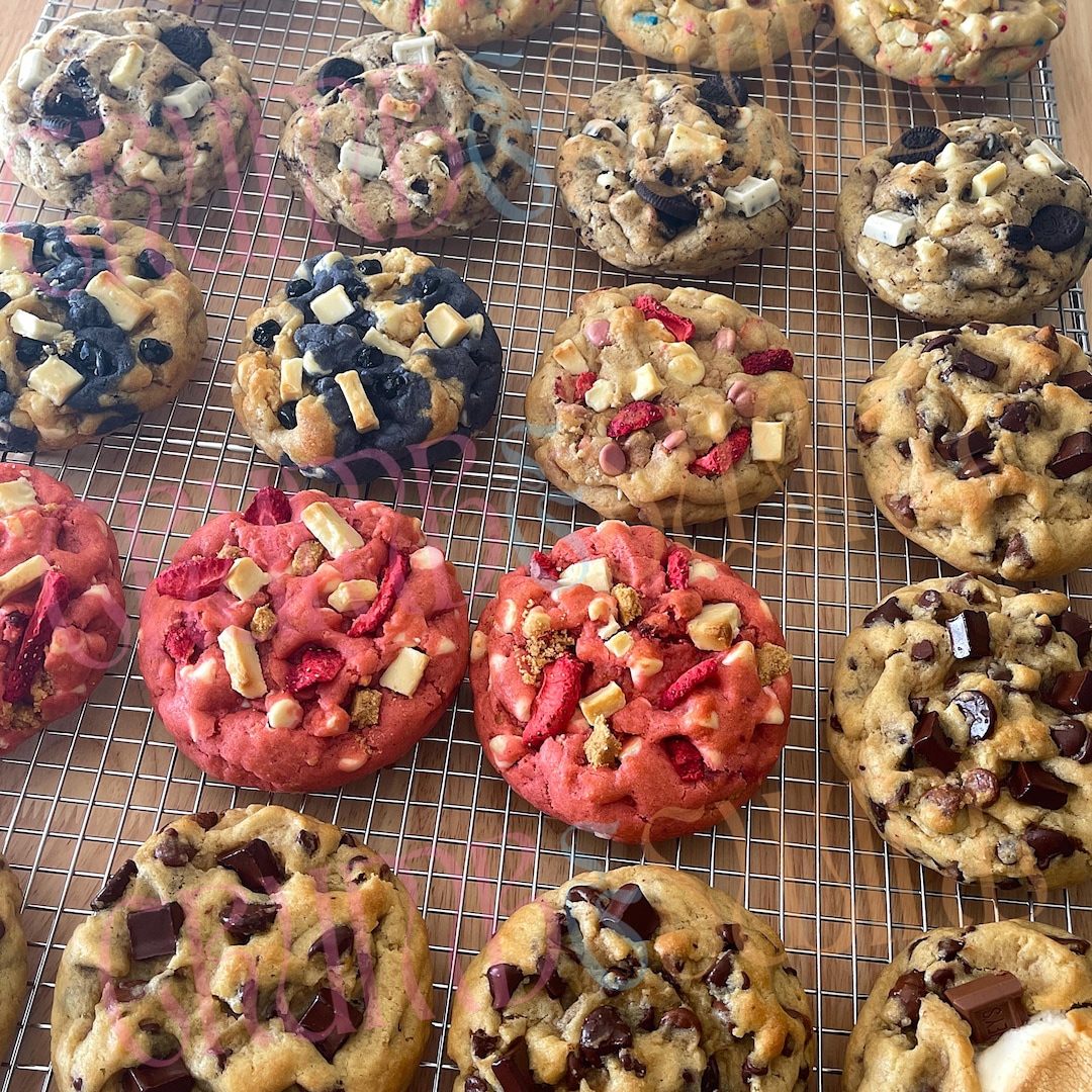 16 Large Cookies Variety Box, Gourmet Cookies, Sweetest Day Gift, Thank ...