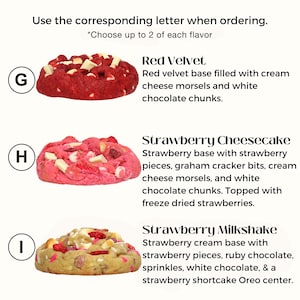 Build Your Own 6 Cookie Box - Large Bakery Style Cookies - Dessert ...
