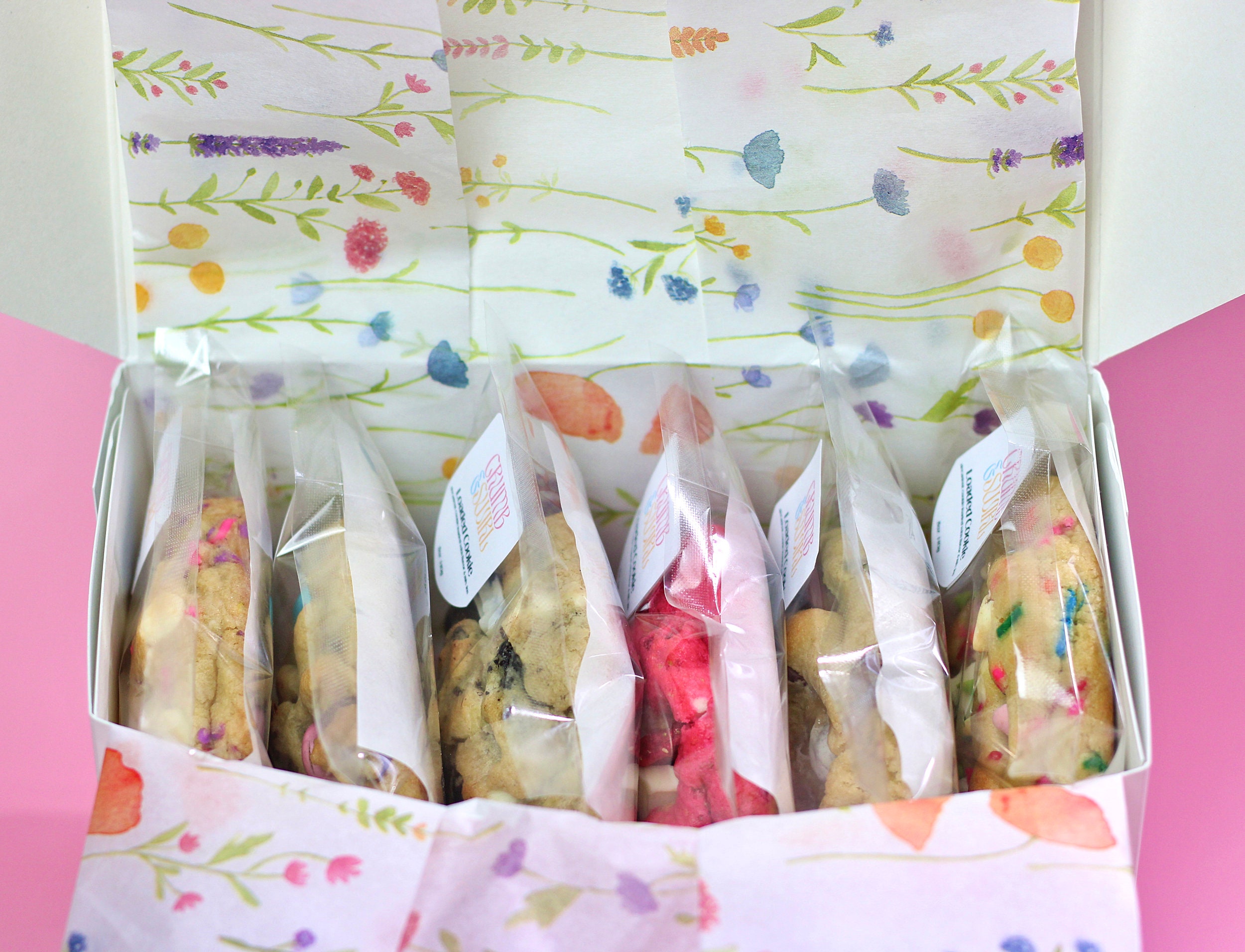 Mother's Day Gourmet Cookie Gift Box, 6 Bakery Style Cookies ...