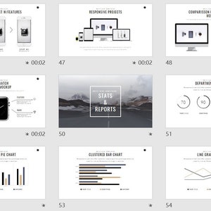Minimal Modern Clean Business Powerpoint Template | Simple Company ...