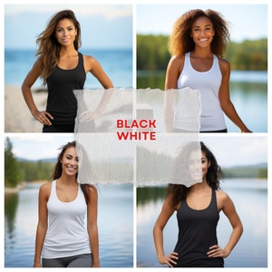 30+ Next Level 1533 Mockup Bundle, Solid Cardinal Red Tank Top Female ...