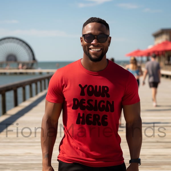 Black Men Model T Shirt - Etsy