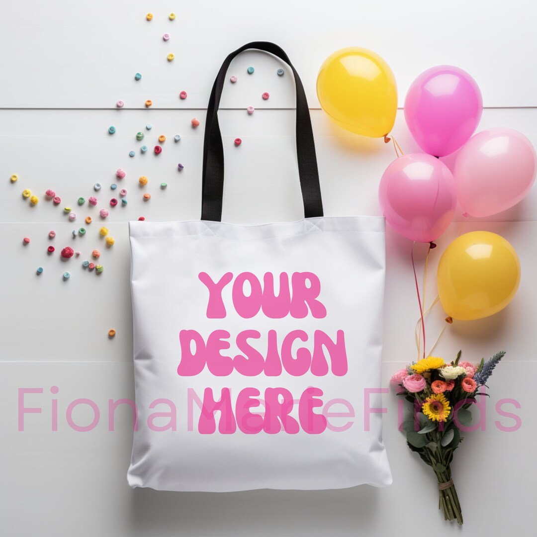 Easter Tote Bag Mockups Bundle, Easter AOP Shopping Tote Bag Mockup ...