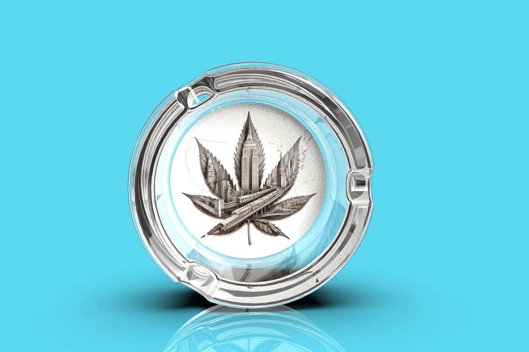 Ash Tray New York Skyline 85mm - Etsy