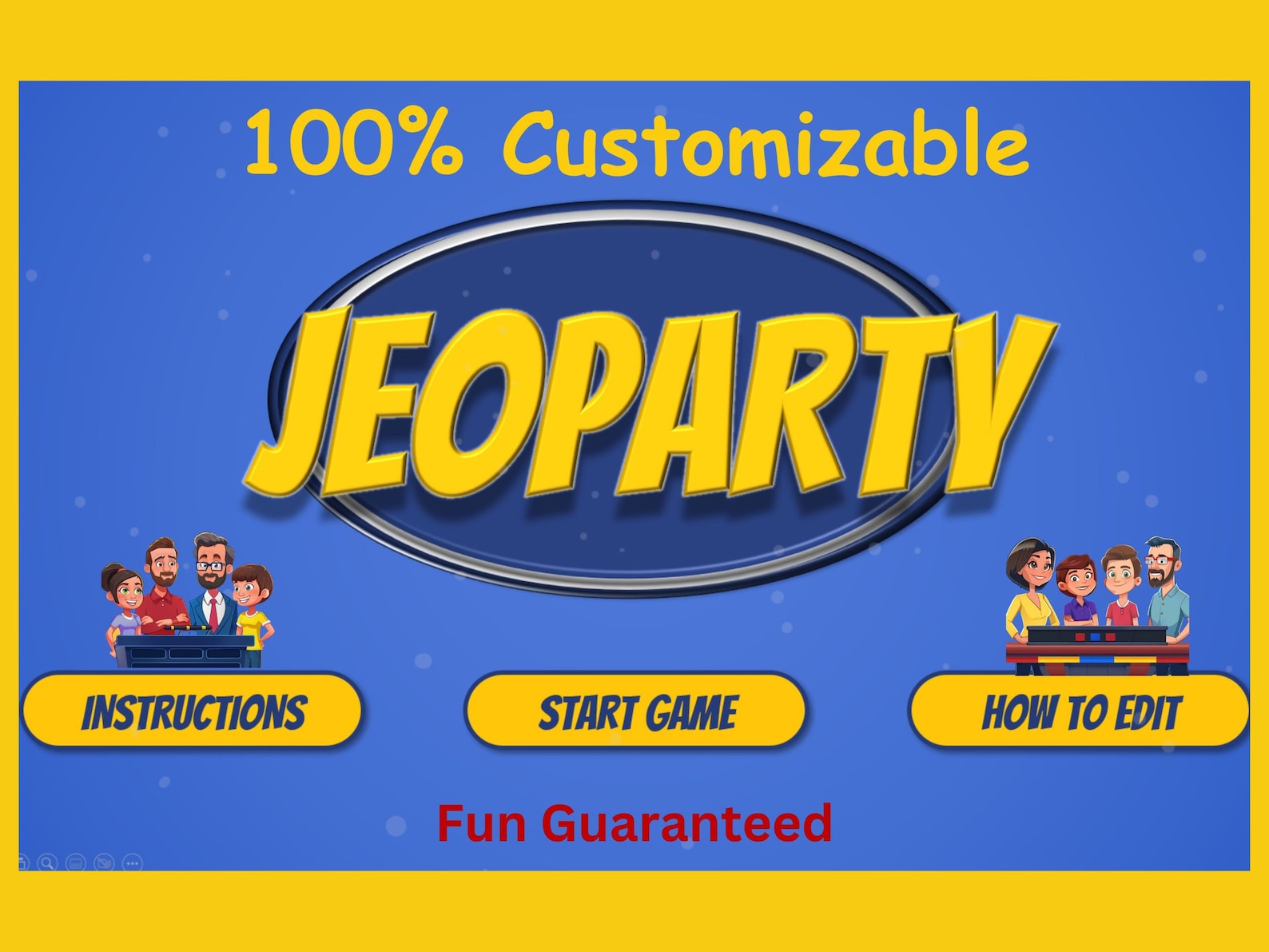 Jeoparty Powerpoint Game || Jeopardy Game || Family Games for Zoom ...