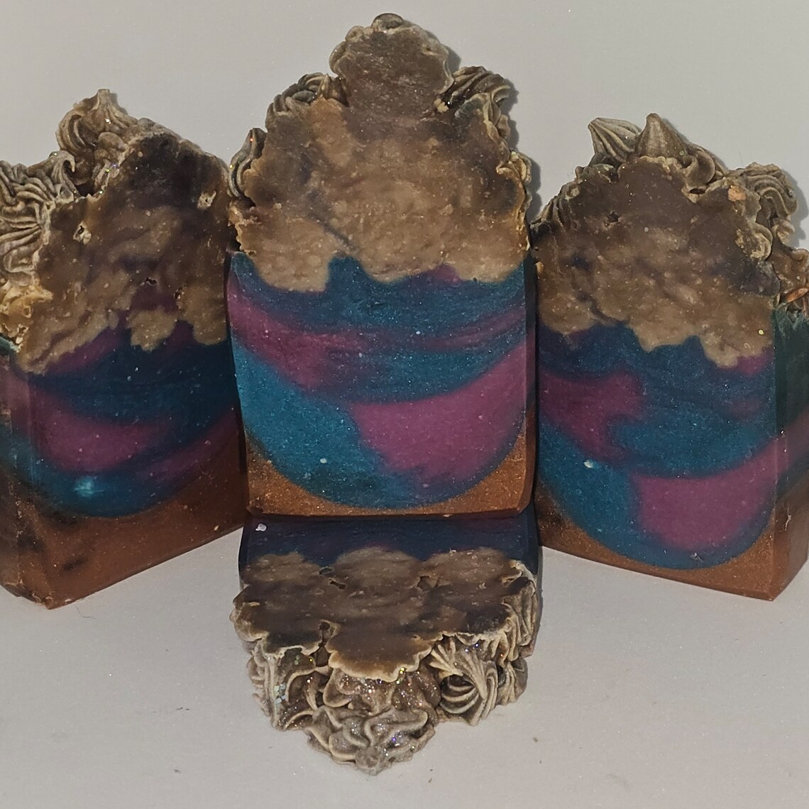 Blueberry Cobbler Scented Soap Cold Processed 5 Ounce Long Lasting Bar ...