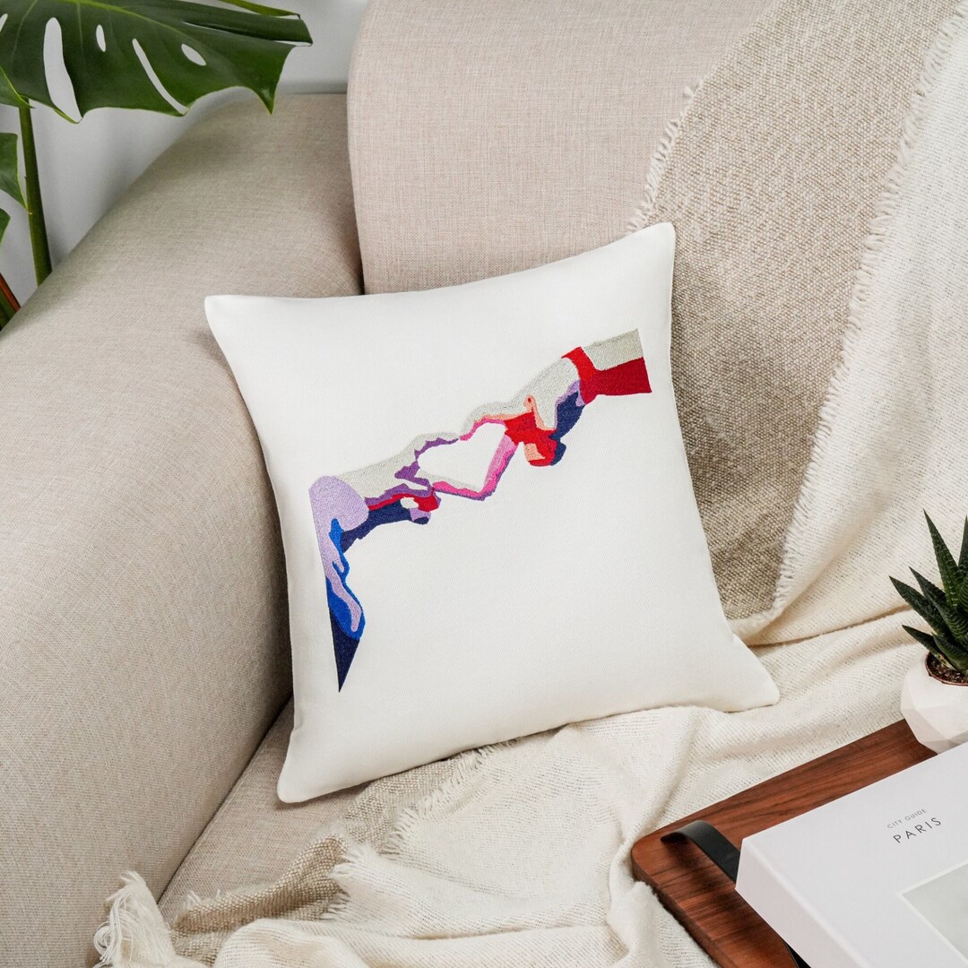 Custom Embroidered Pillow, Home Decor, Personalized Gift, Personalized ...