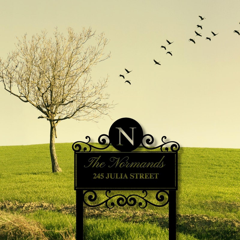 Unique Address Sign - Etsy