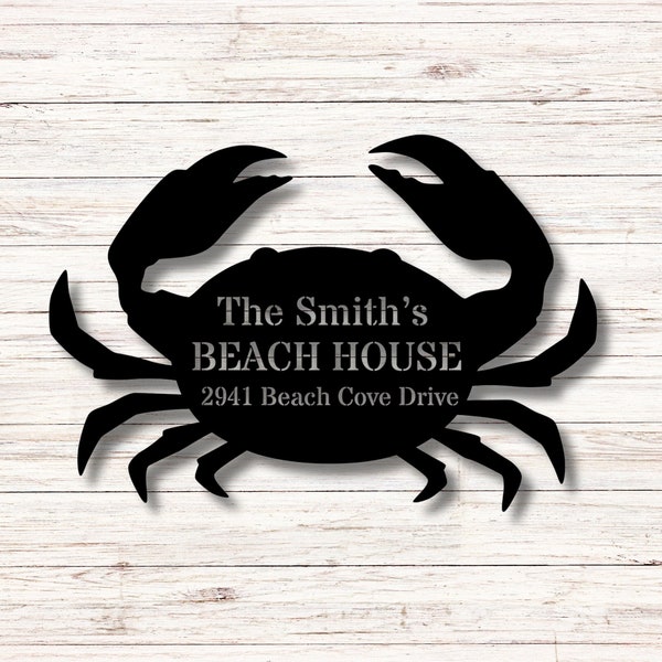 Crab Sign - Etsy