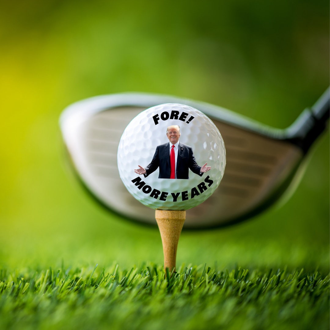 Donald Trump Golf Ball, Funny Trump Golf Ball, MAGA Golf Ball, Funny ...