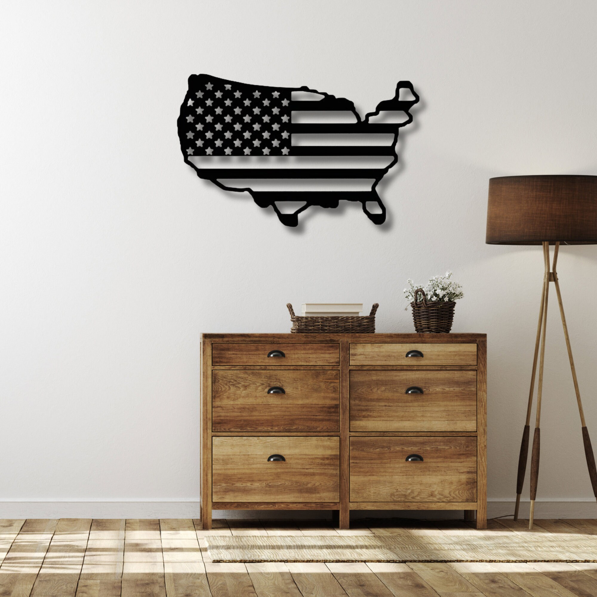 American Flag, Metal American Flag, Custom American Flag Sign, America ...
