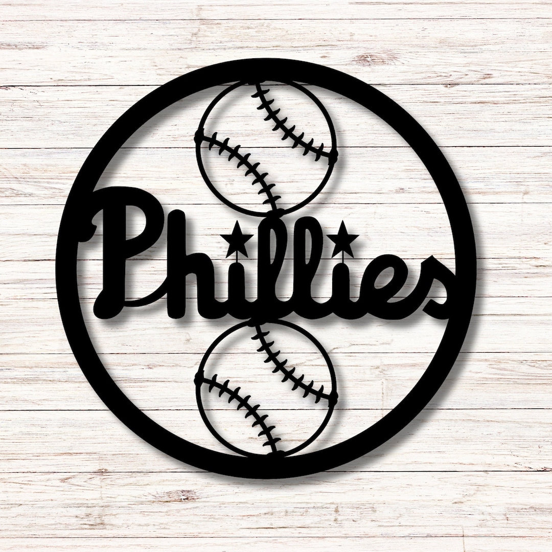 Custom Metal Philadelphia Phillies Sign,home Decor,living Decor, Gift ...