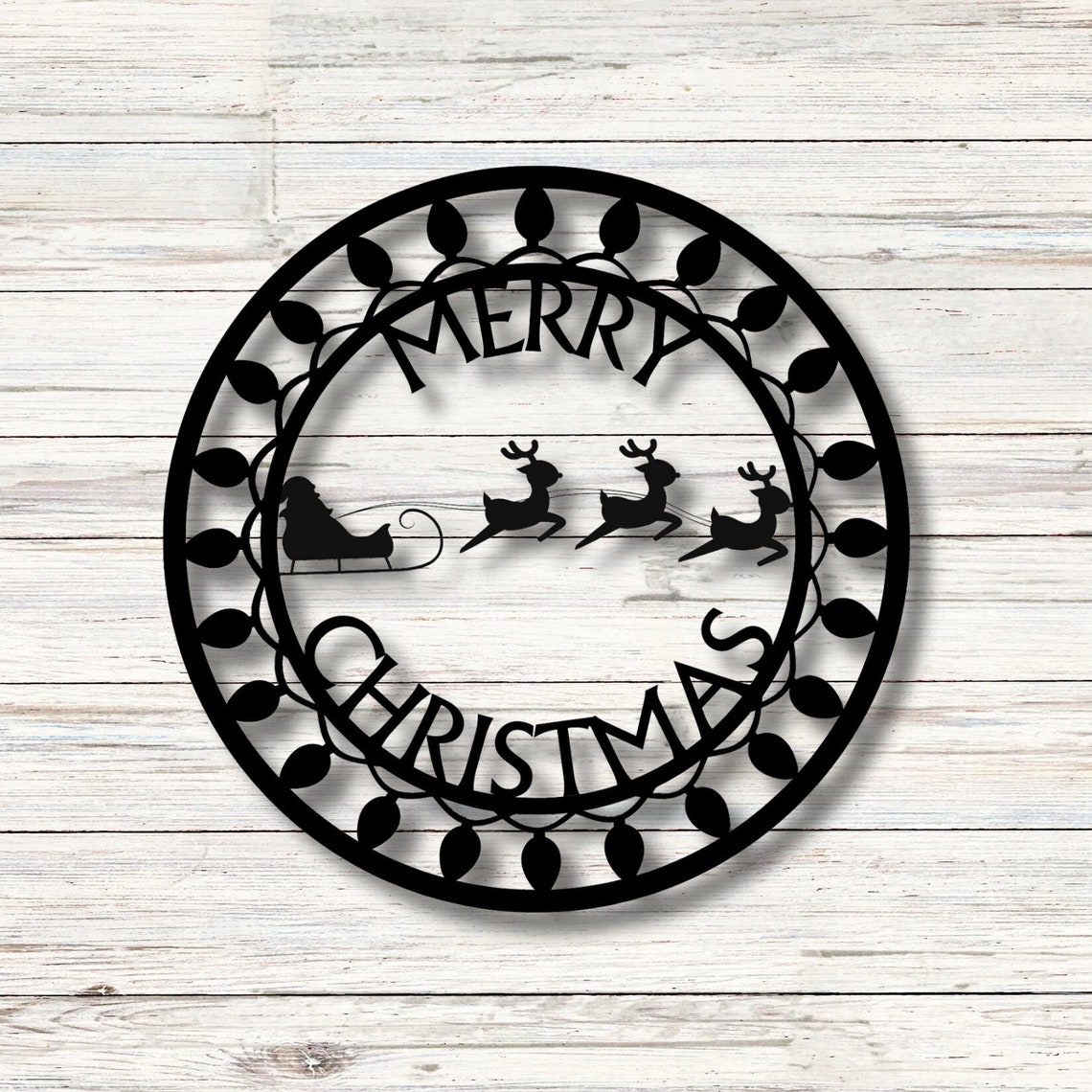 Custom Metal merry Christmas Signhome Decorliving Decor - Etsy