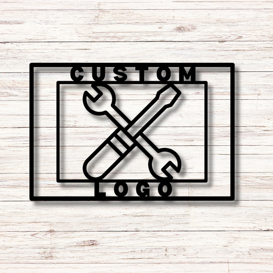 Custom Logo Sign, Your Custom Text Metal Sign,your Logo Here Sign ...