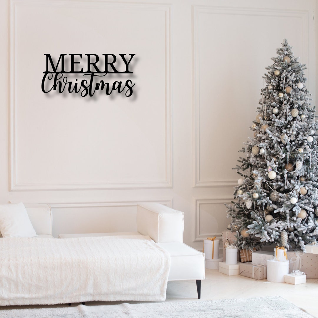 Custom Metal merry Christmas Sign Christmas Decor Home - Etsy