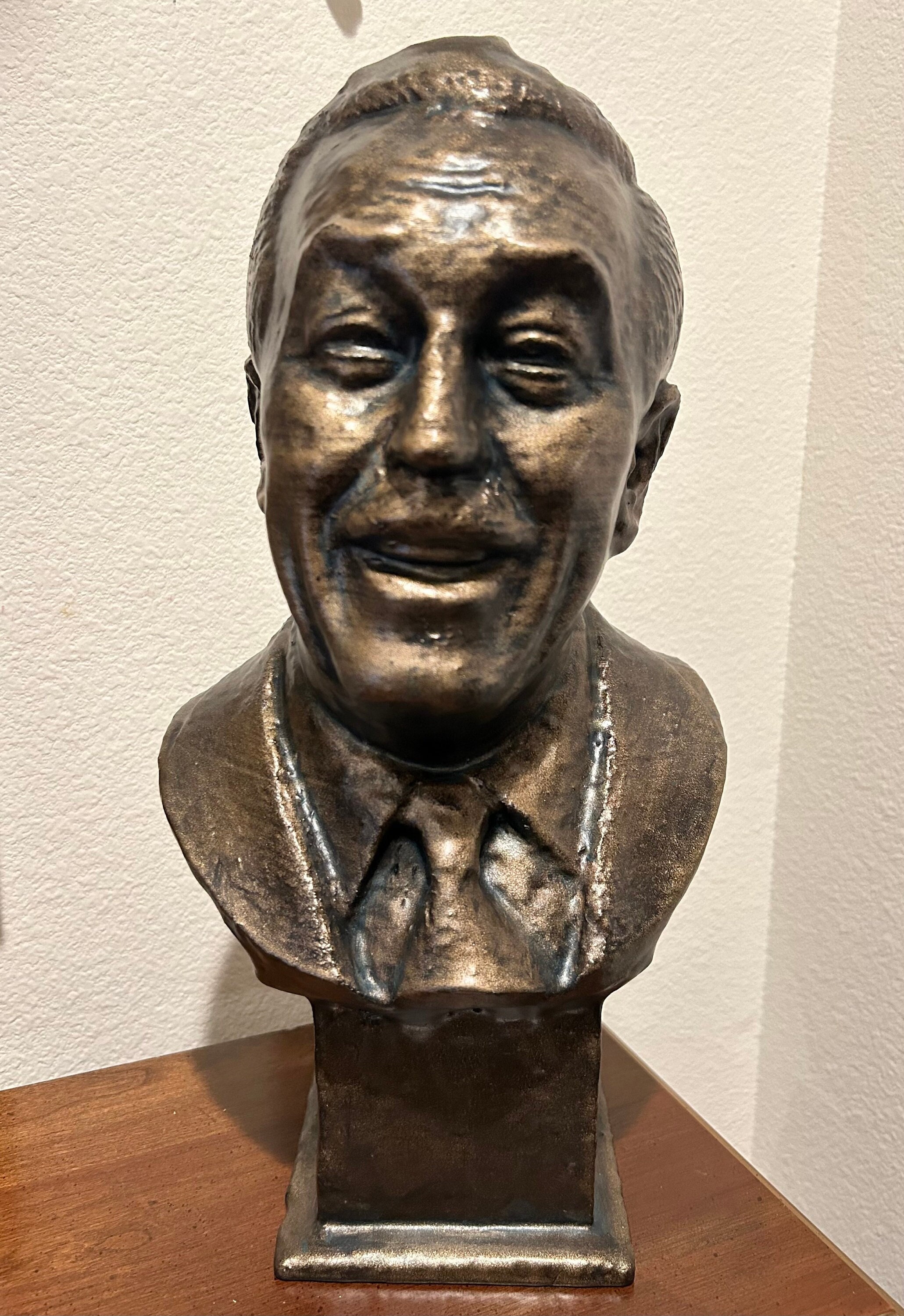 Disneyland Walt Disney Bronze Bust 3D Printed - Etsy