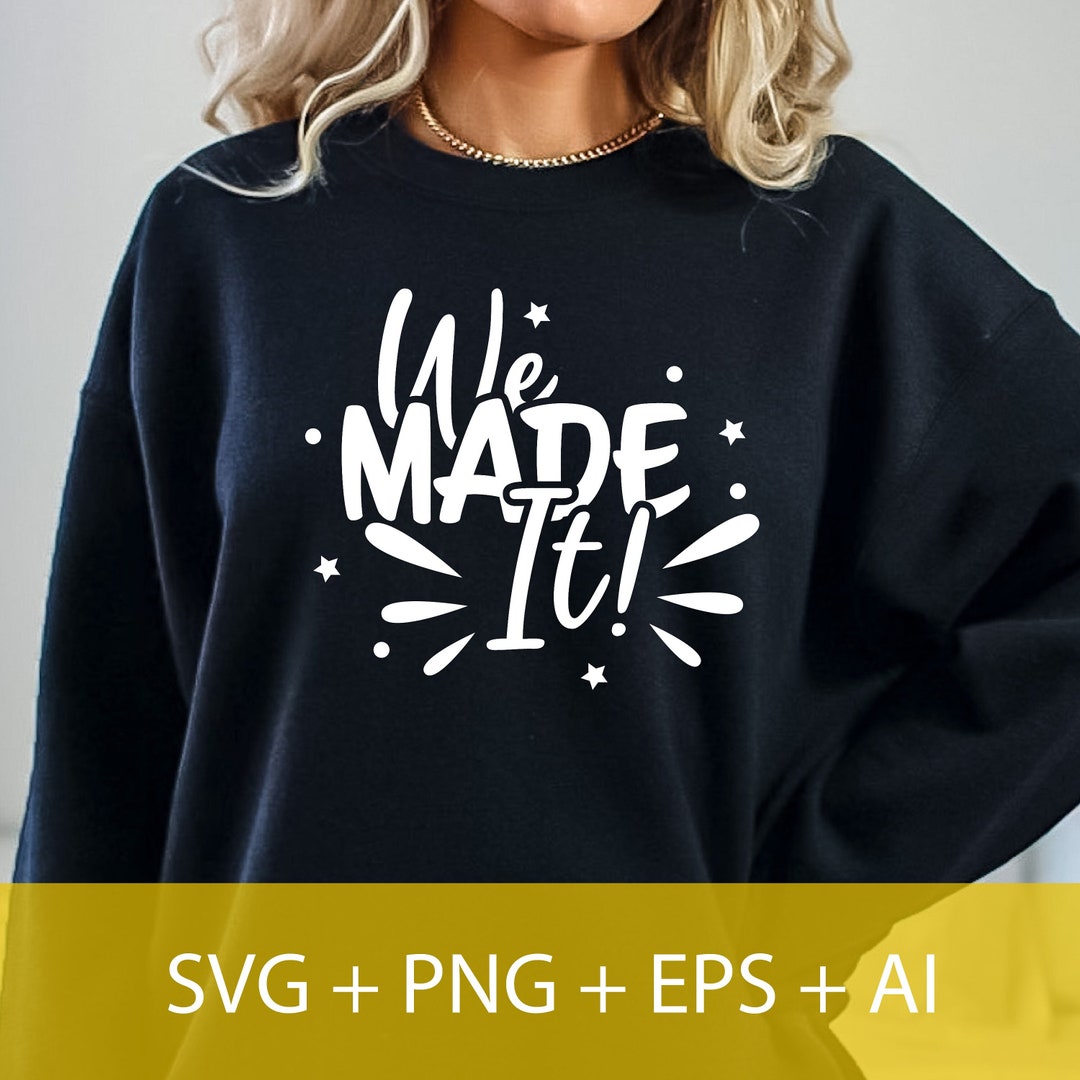 We Made It Svg, New Year Svg, New Year Crew, Christmas Svg, Cheers to ...