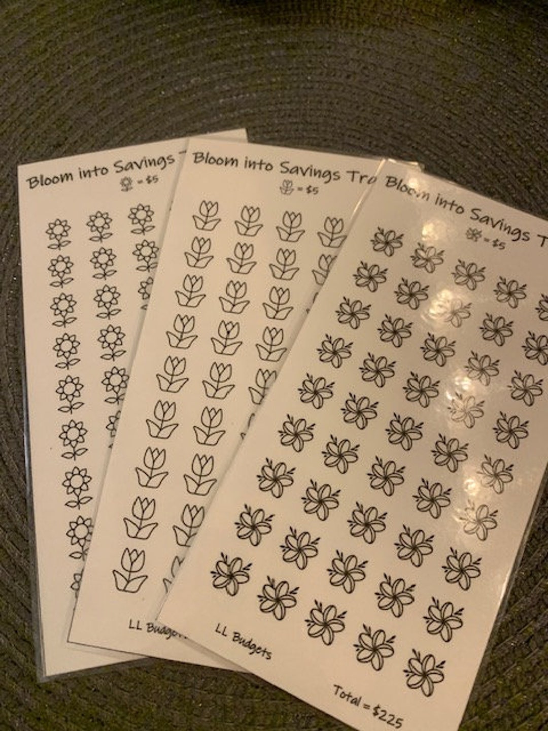 Bloom Into Savings Tracker Bundle - Etsy