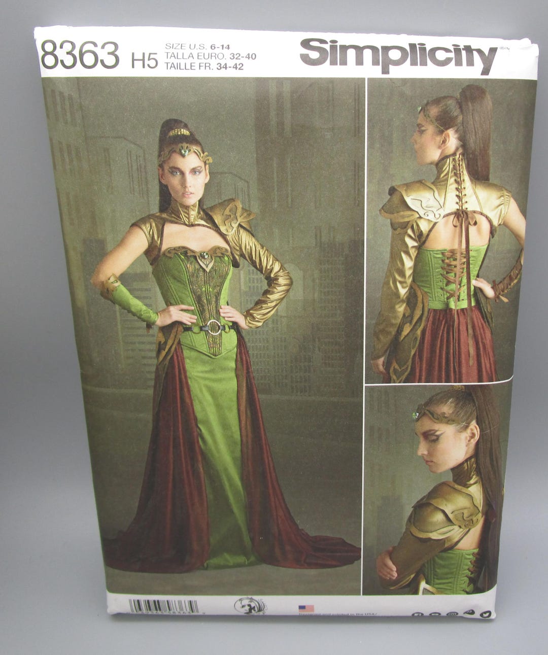 Simplicity ~ Misses' Firefly Path Fantasy Ranger Costume With Craft ...