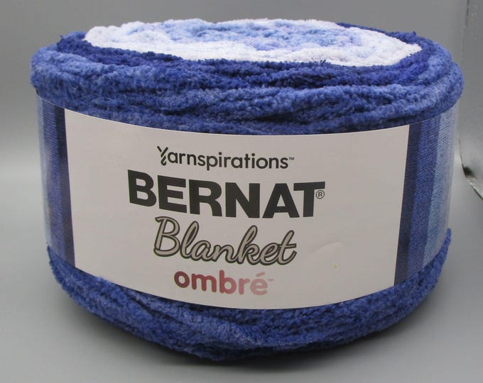 Bernat ~ Navy Ombre Blanket Ombre Yarn ~ 10.5 Oz ~ 220 Yards - Etsy