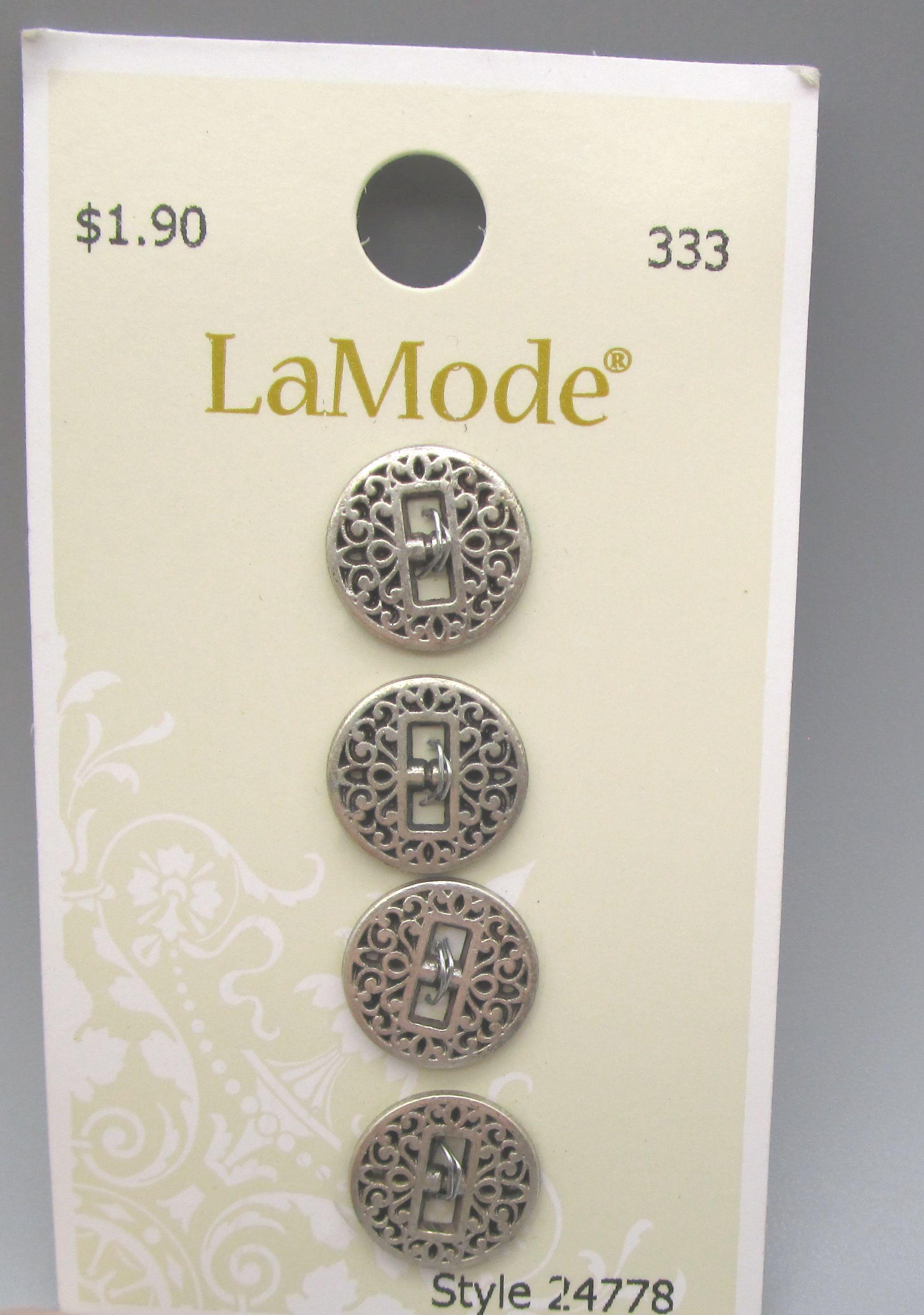 Blumenthal Lansing Lamode ~ 4 Pc. Antique Silver Filigree With Square 2 ...