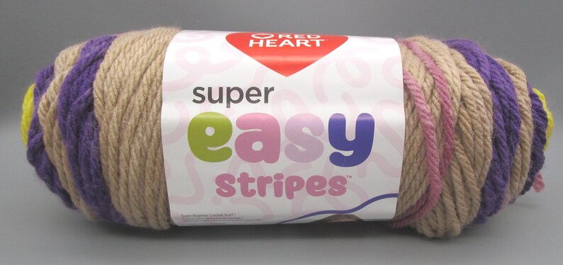 Red Heart ~ Iris Blooms Super Easy Stripes Super Bulky Yarn ~ 7 Oz ...