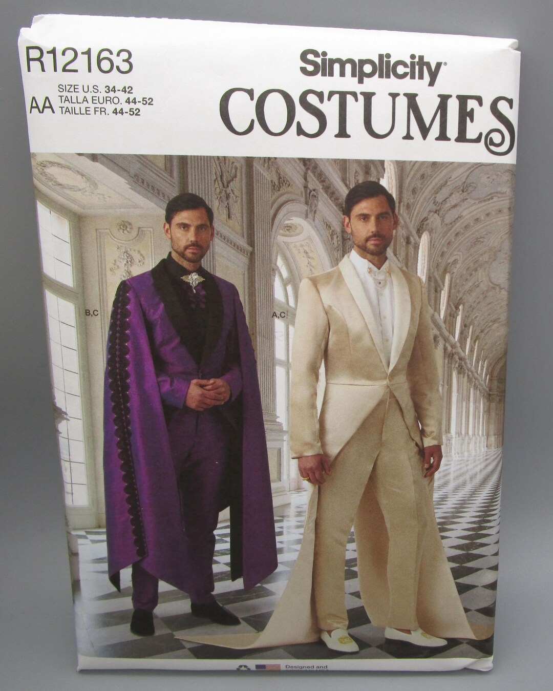 Simplicity ~ Men's Dramatic Suits Costume Sewing Pattern R12163 ~ Sizes ...