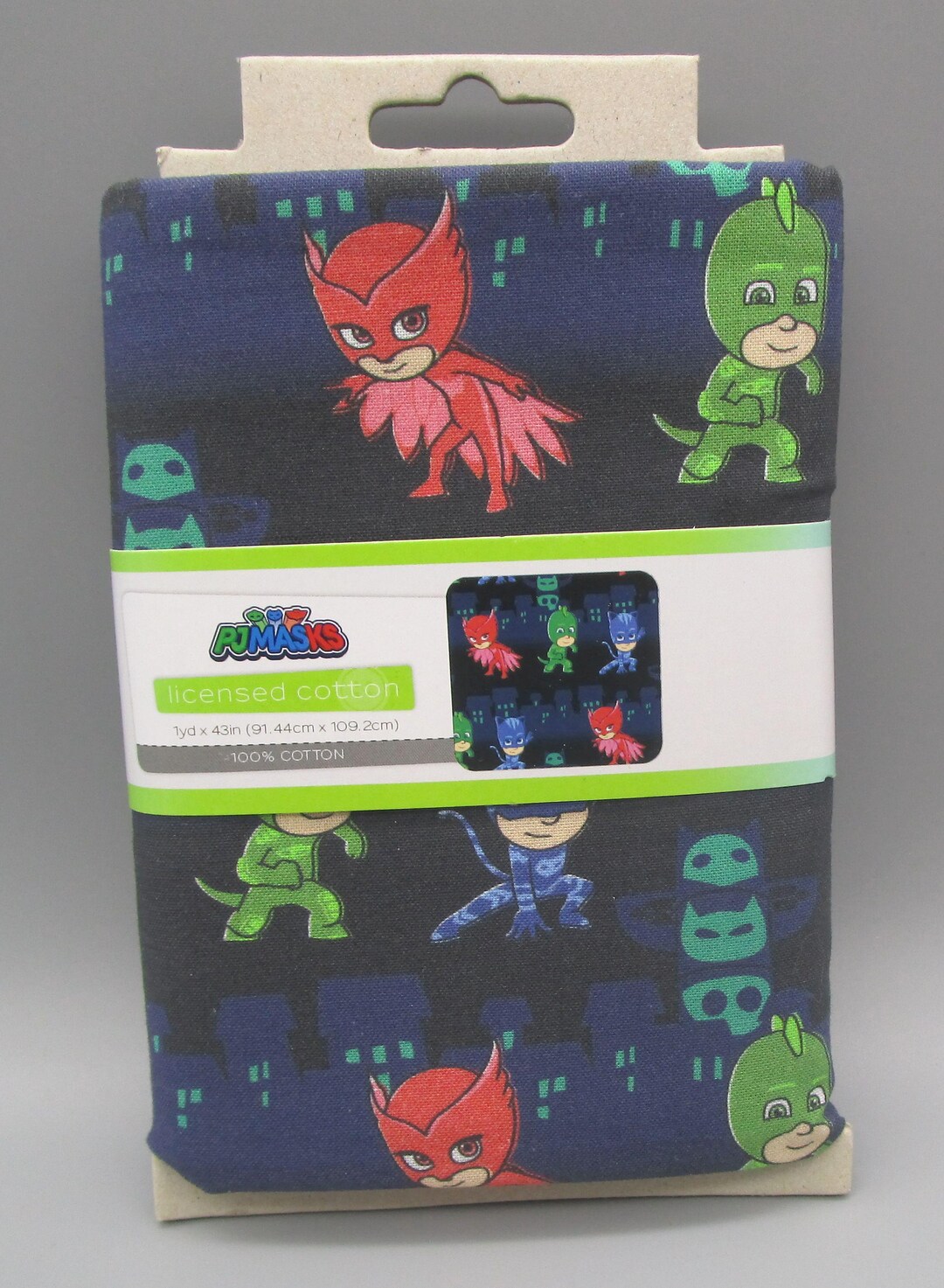 PJ Masks PJM Into the Night 1 Yard 100% Cotton Pre-cut Fabric 36" L X ...