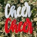 CHEER Chenille Iron on Patch, Cheerleading Applique - Etsy