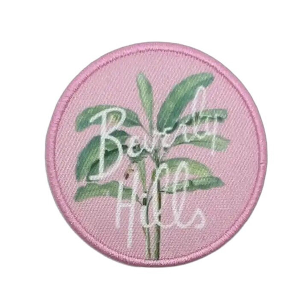 Beverly Hills Iron on Patch, Top Quality Beverly Hills Embroidery Patch ...