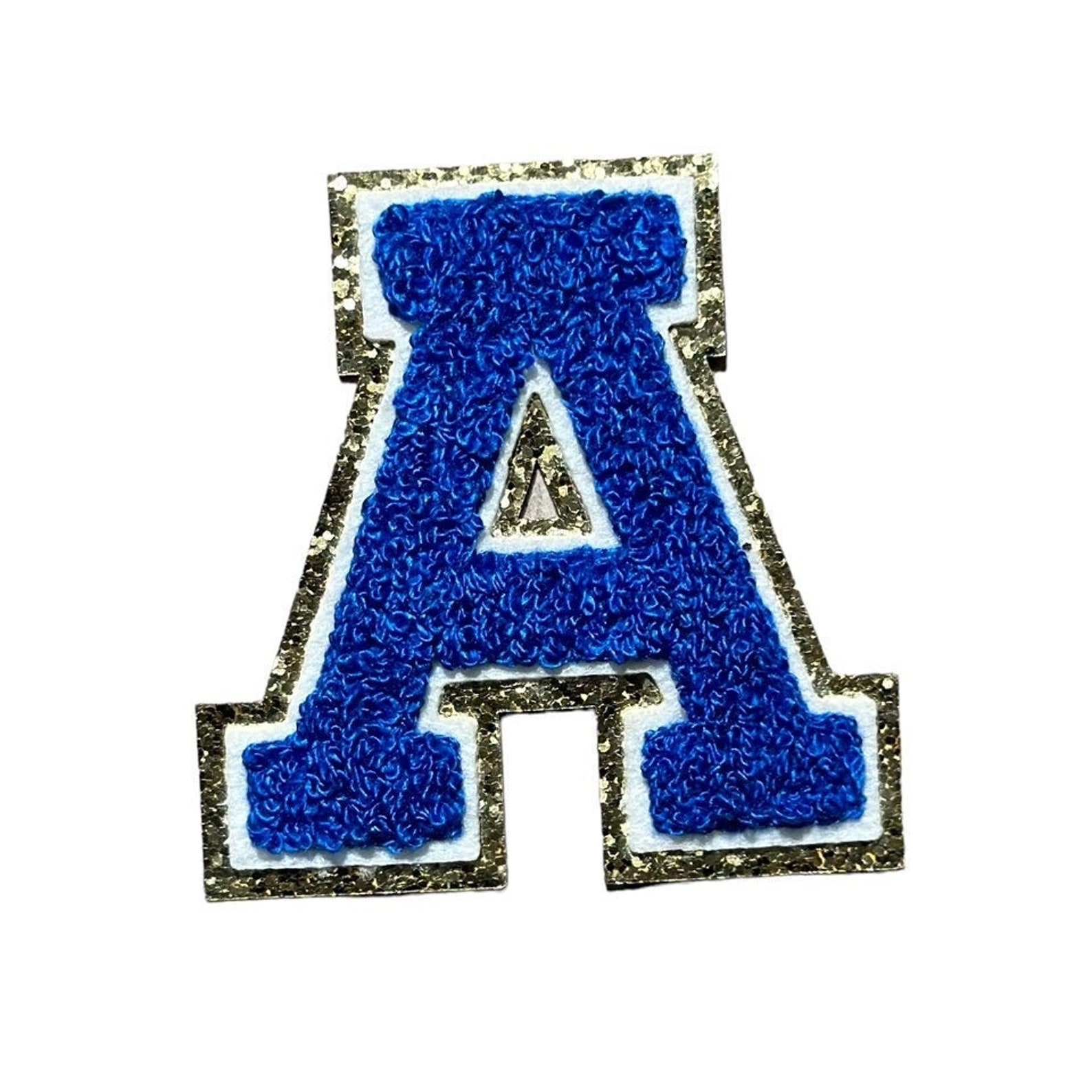 Royal Blue Chenille Letter Patches 3.12 Royal Blue - Etsy