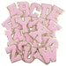 Light Pink Chenille Letter Patches, 3.12 Baby Pink Chenille Letters ...