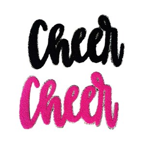 CHEER Chenille Iron on Patch, Cheerleading Applique - Etsy
