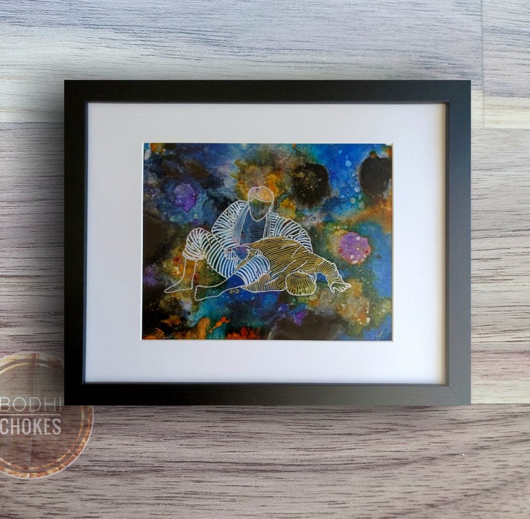 Blue Mens Omoplata Jiu Jitsu Art, Bjj Artwork, Dojo Art, Mma Lineart ...