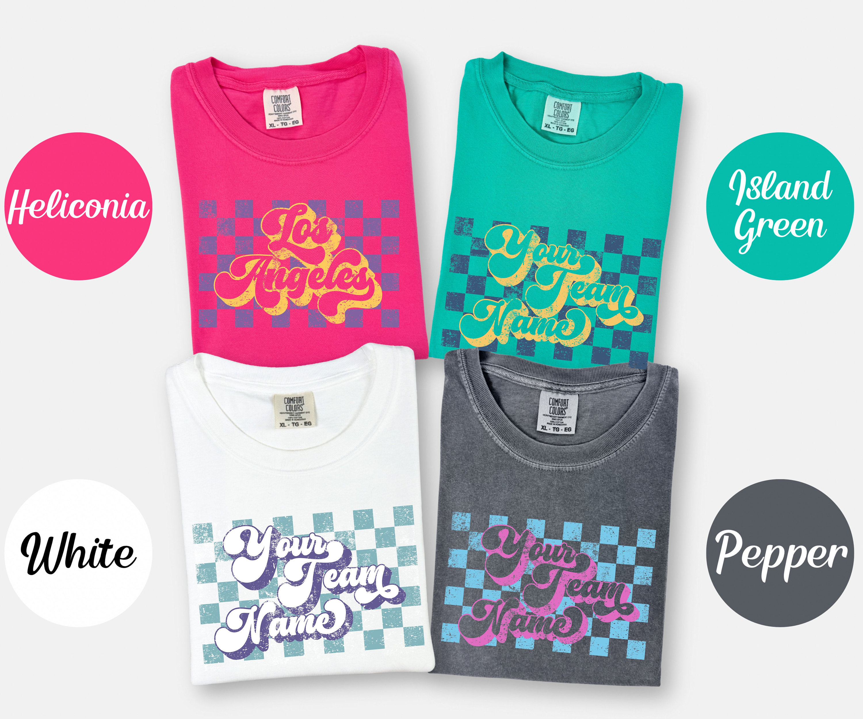 Custom Comfort Colors Team Name Shirt, Personalized Team Shirt ...