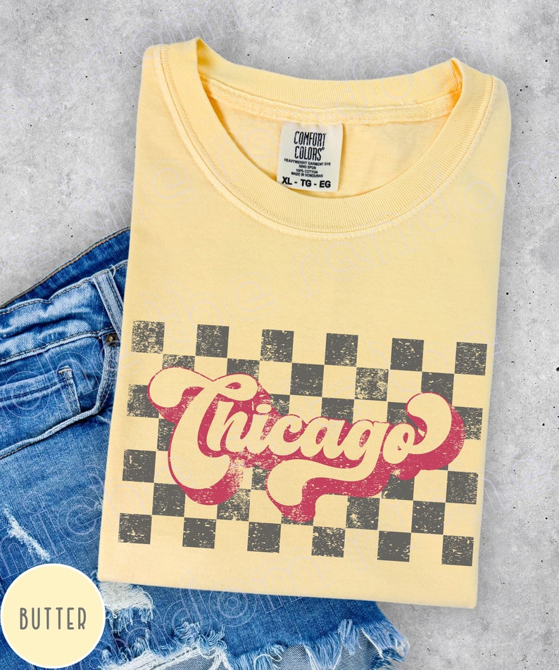 Vintage Chicago Basketball Comfort Colors Tshirt, Chicago Illinois ...