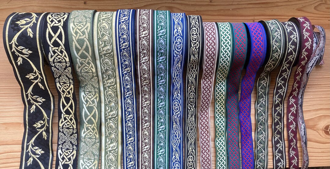 Jacquard Ribbon Viking / Celtic / Medival / Vintage - Etsy UK