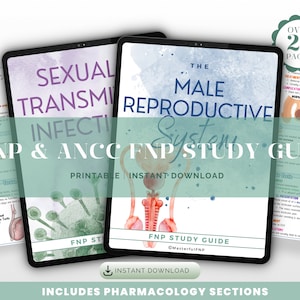 STI & Male Reproductive System Study Guide Nurse Practitioner AANP ANCC ...