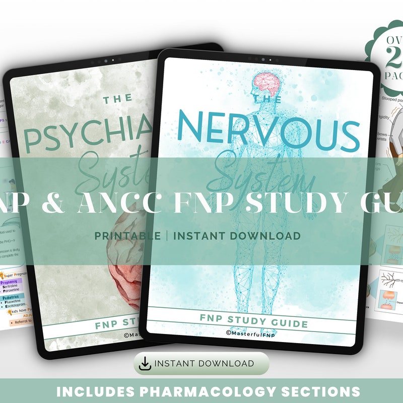Pmhnp Study Guide - Etsy
