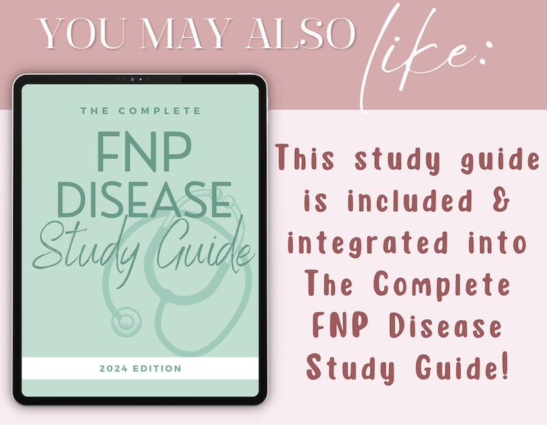 FNP Pharmacology Review Study Guide for Family Nurse Practitioner - Etsy