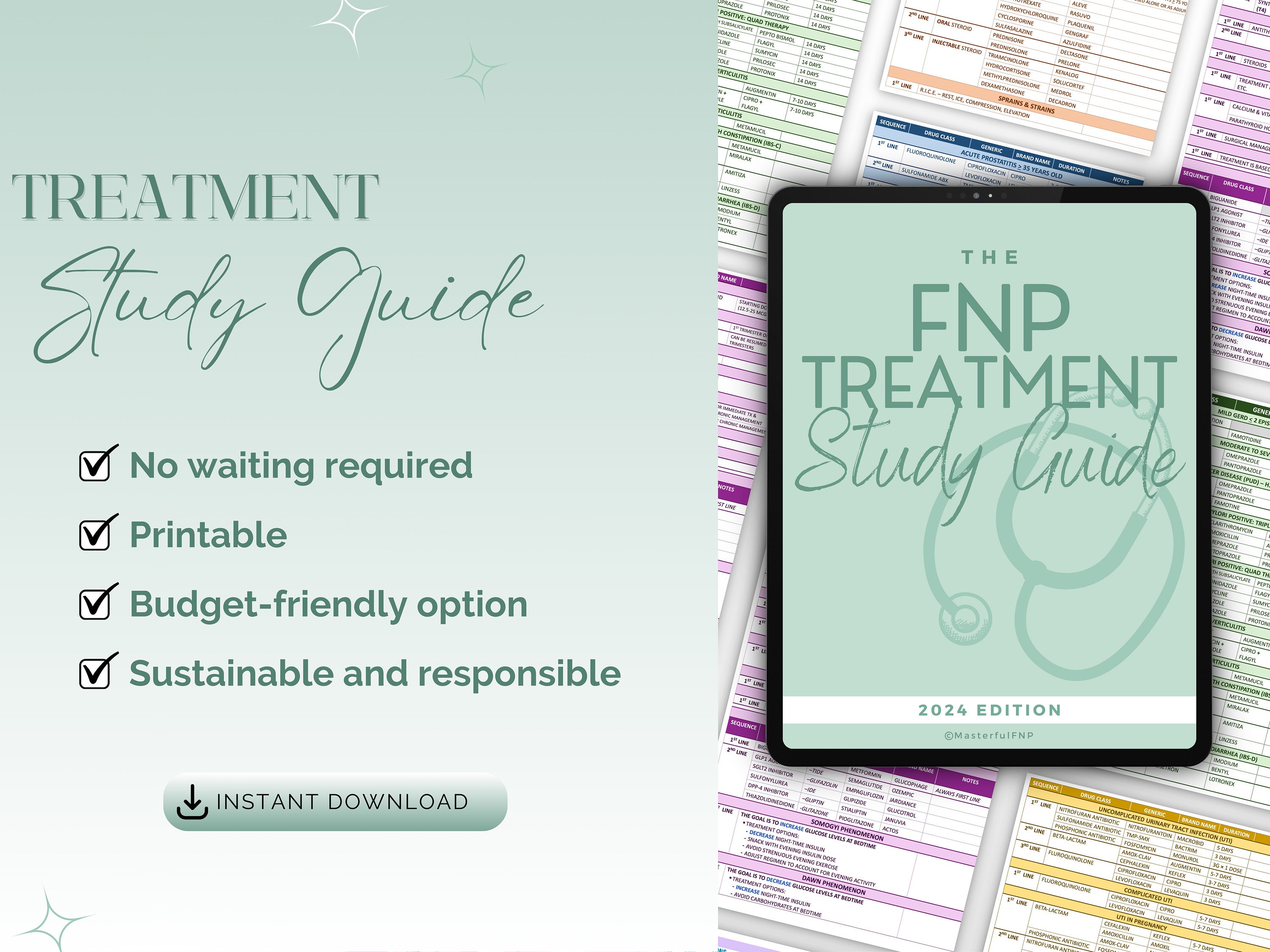 FNP Boards Treatment Study Guide. First-line and Alternative ...