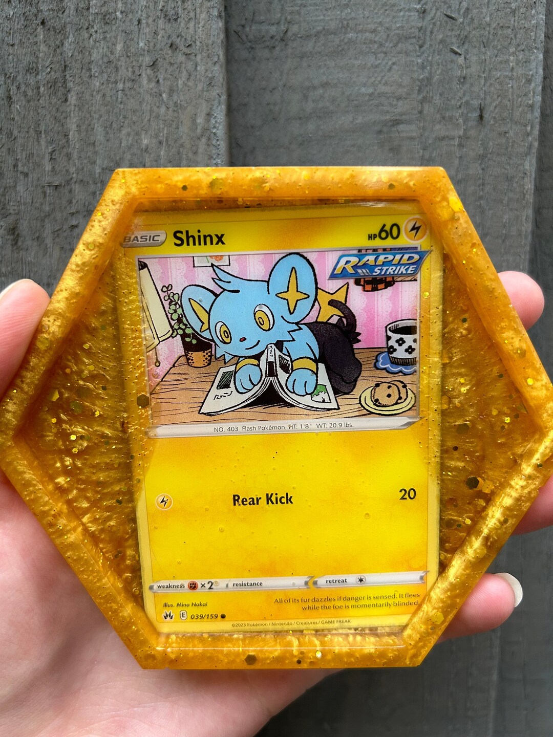Pokémon Resin Coaster Pokémon Coaster Resin Coaster Shinx - Etsy