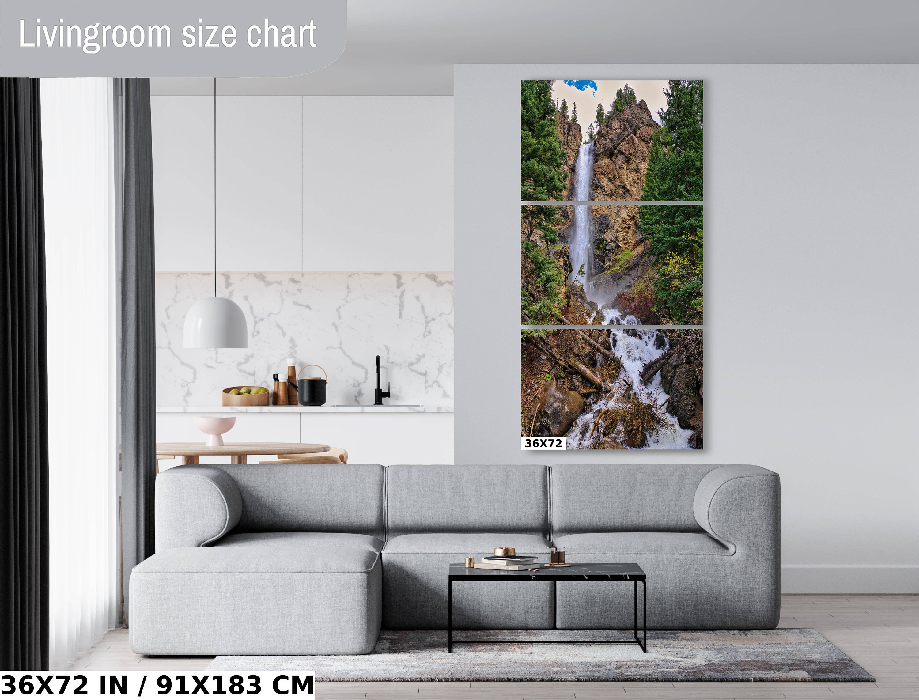 Treasure Falls: Color Photograph/fine Art Print/waterfall/colorado/fall ...
