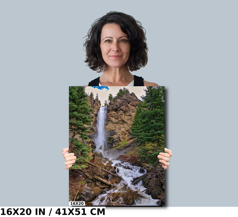 Treasure Falls: Color Photograph/fine Art Print/waterfall/colorado/fall ...