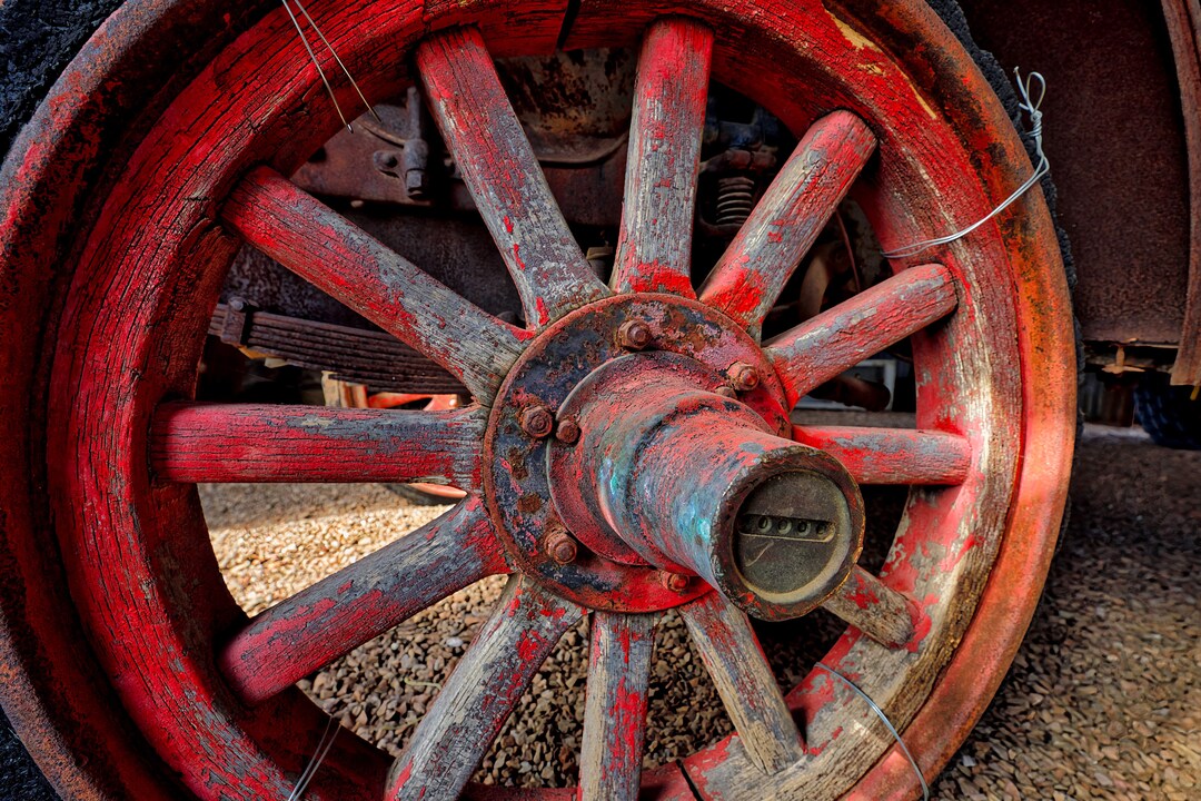 Close-up Photo of Wheel on a Kelly-springfield Motor Truck: Fine Art ...